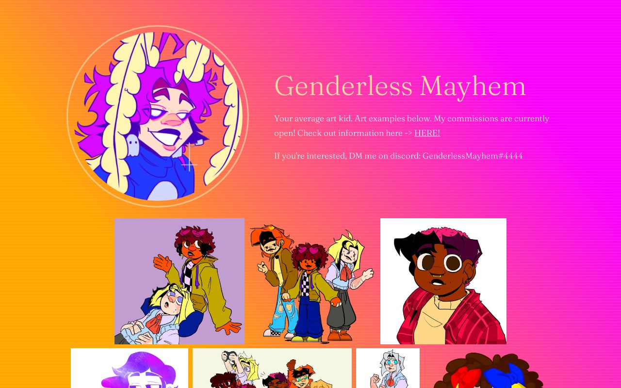 GenderlessMayhem Profile
